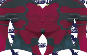 the Vision, with separate cape file - 4 NEO Designs