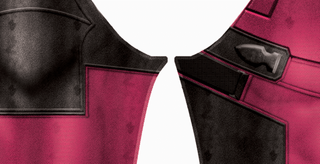 Deadpool Movie Suit v6 FCancer version 2 Brighter pink - 4 NEO Designs