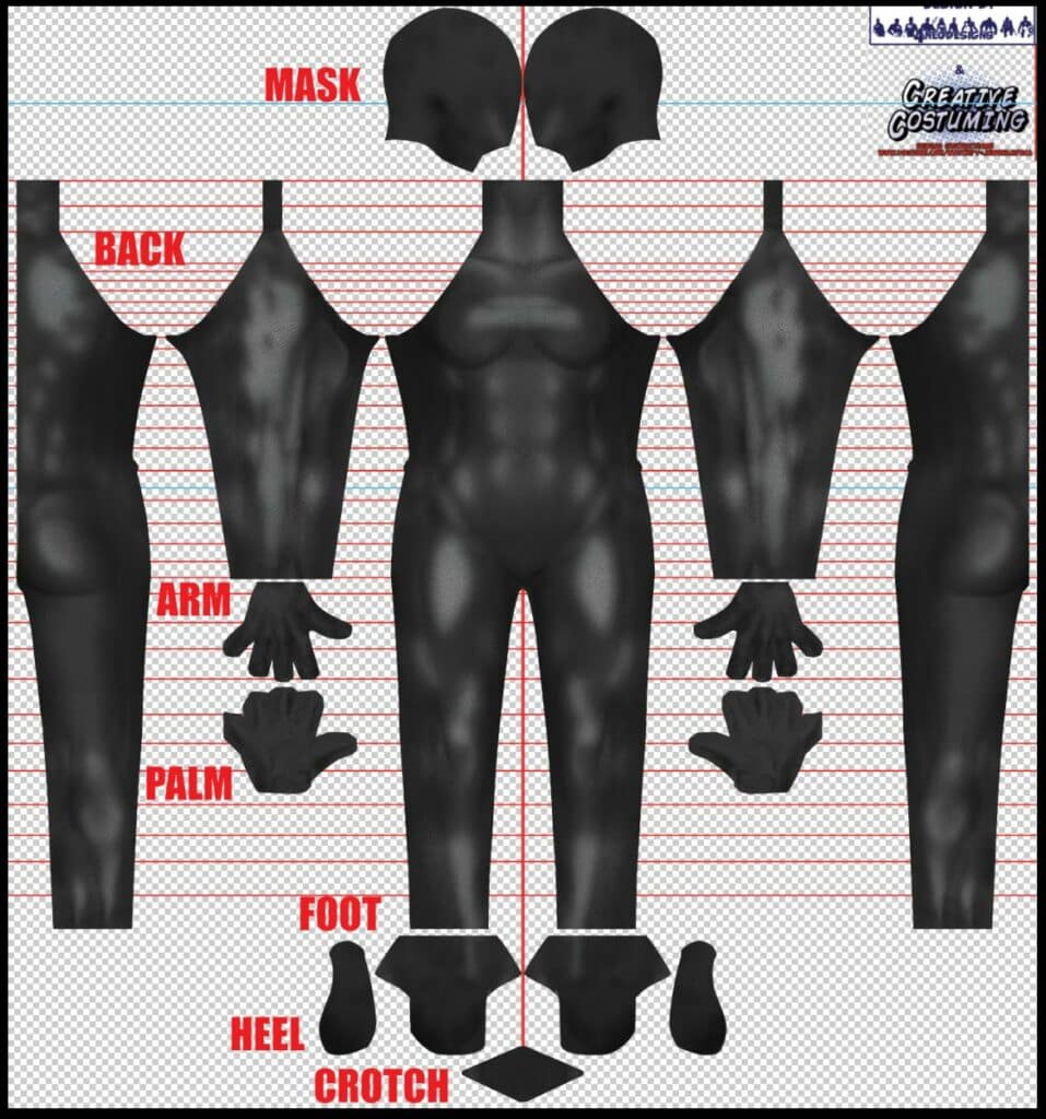 Gray Leather base suit v2 - 4 NEO Designs