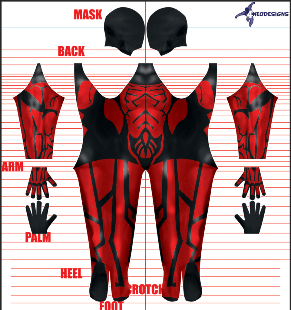 Daughter of Maul v1 - tattoo pattern - 4 NEO Designs